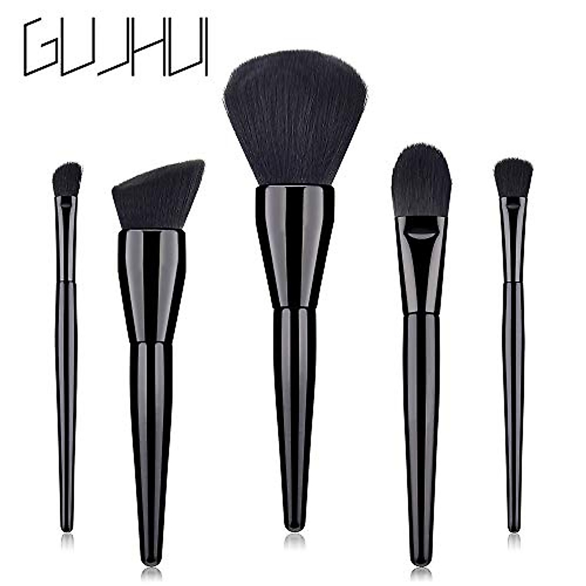 Mens Wet Hair Brush Tools Foundation Eyeshadow Makeup Brush Cosmetic Sets Wooden 5PCS Eyebrow Brush Brush The Good Place Merchandise
