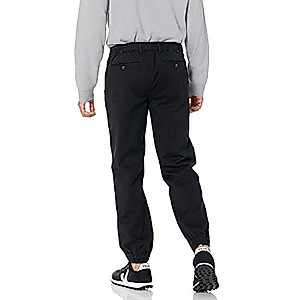 Amazon Essentials Men's Straight-Fit Jogger Pant, Black, X-Large