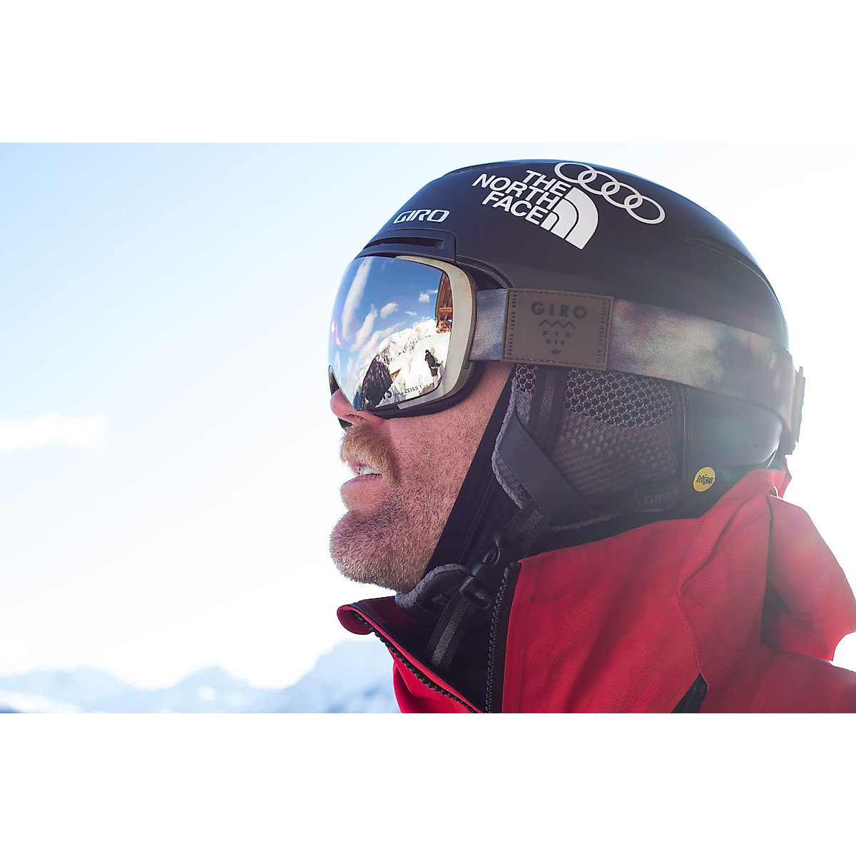 Giro Jackson MIPS Ski Helmet - Snowboard Helmet for Men, Women & Youth - Matte Ox Red - Size L (59-62.5cm)