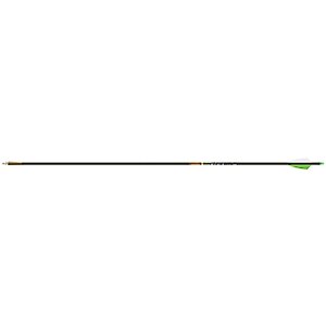 Gold Tip Pierce Arrows with 2" Fusion X Vanes (6 Pack), Black, 400