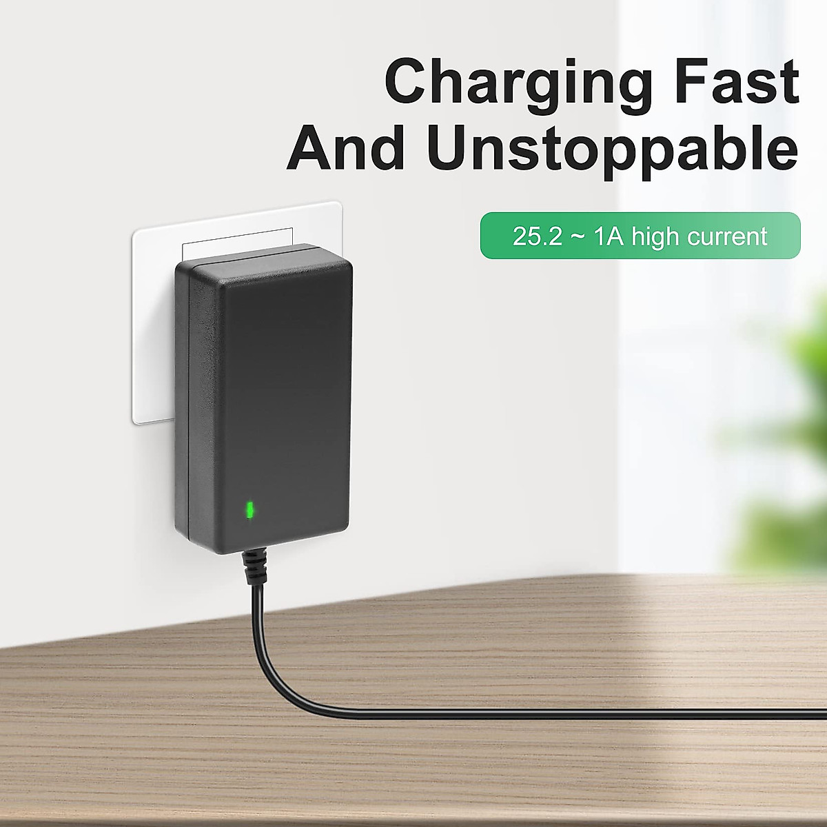 24V 1A Massage Gun Charger ，DC 24V or 25.2V 1A Massage Gun Power Cord Muscle Blaster Massage Gun Charger