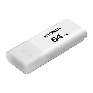 Kioxia U202 TransMemory 64GB USB2.0 Flash Drive Portable Data Disk USB Stick White LU202W064GG4