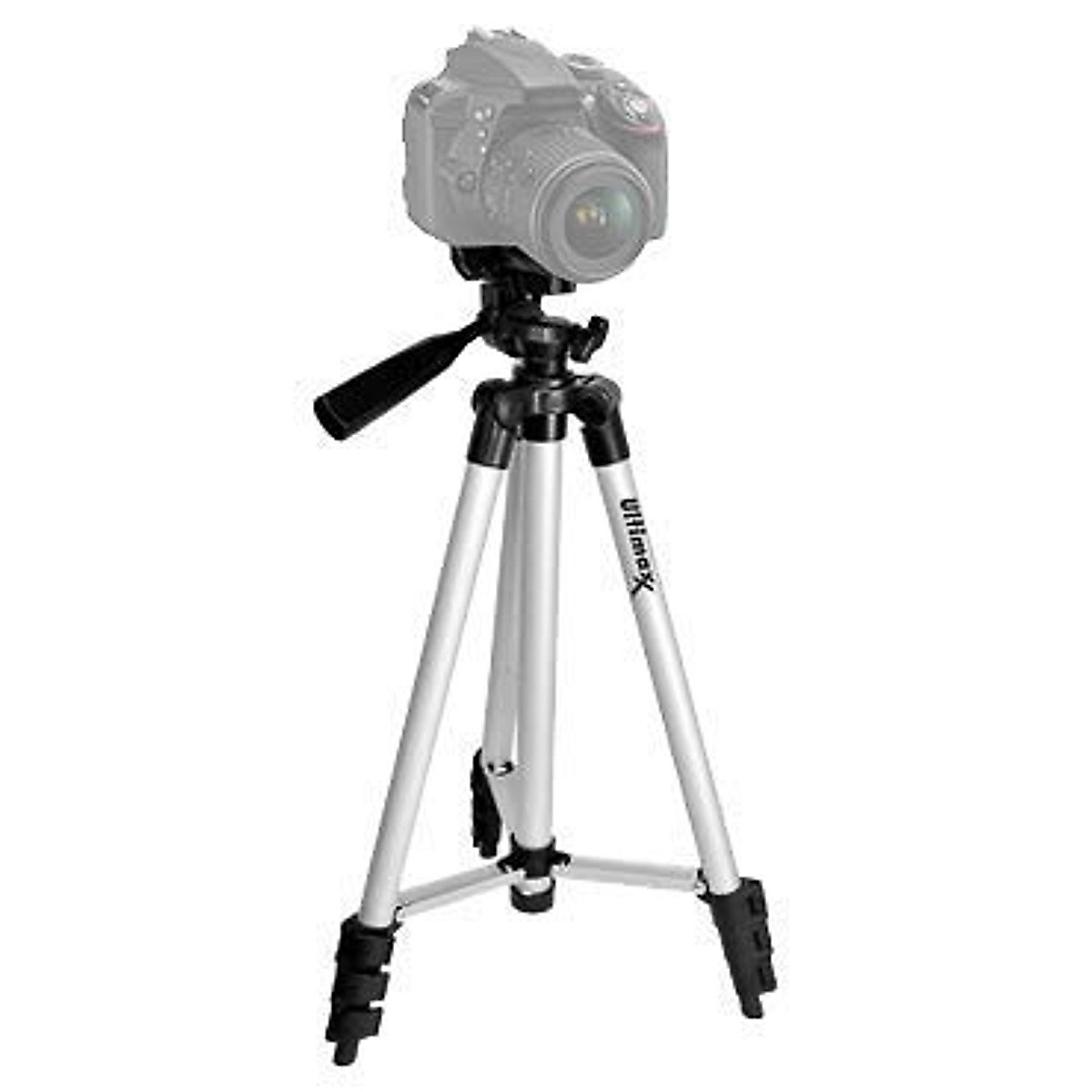 Ultimaxx 50" Inch Lightweight Portable Camera Tripod Stand with Carrying Bag for Sony, Nikon, Canon, Olympus, Pentax, Panasonic, Samsung Cameras and Camcorders
