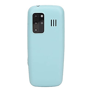 VINGVO Cell Phone, Multifunction 2.4in Screen Senior Cell Phone for Travel (Sky Blue)