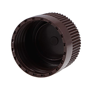 uxcell Plastic Lab Chemical Reagent Bottle 250ml/8.5oz Small Mouth Sample Sealing Liquid Storage Container Brown 3pcs