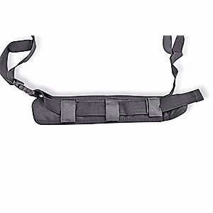 CIRAVI Horse Feed Bag - Slow Feeding Grain - Adjustable Elastic Strap with Cushioned Removable Neck Pad - Heavy Duty Buckle - Complete with Horse Hoof Pick Brush