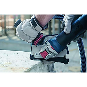 Bosch GWX10-45E 4-1/2 In. X-LOCK Ergonomic Angle Grinder with Bosch GWX27LM450 4-1/2 In. x 1/4 In. X-LOCK Arbor Type 27 30 Grit Metal Grinding Abrasive Wheel