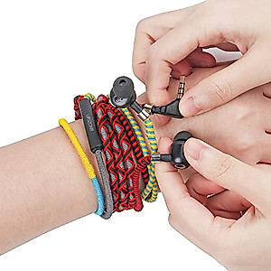 URIZONS Earbud in-Ear Headphones Wired - Anti-Lost Earphones Ear Buds with Mic Volume Control for School Students (11A)