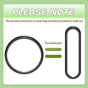 Gasket Replacement for Yeti, 6 Pack 20 oz Lid Seal for Yeti Stainless Steel Insulated Tumbler Mugs, Silicone O-Ring Parts with A Tweezer