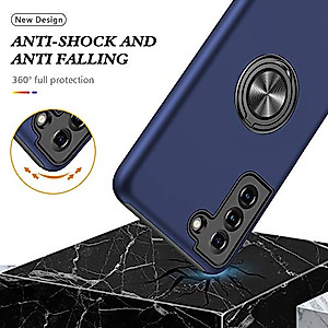 Galaxy S22 Plus Case for Samsung Galaxy S22 Plus Case Military Grade Shockproof Built-in Ring Holder Kickstand Car Mount Armor Heavy Duty Protective Case for Galaxy S22+ Plus Phone Case (Purple)
