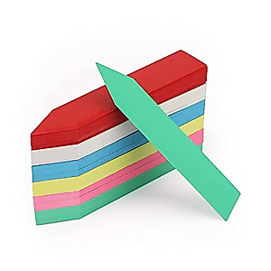 KINGLAKE GARDEN 120 Pcs 4'' Plant Labels Garden Marker Vegetable Gardening Tags,Plastic Garden Labels for Outdoor Indoor Potted Plants