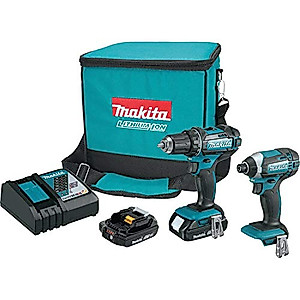 Makita CT225R 18V LXT Lithium-Ion Compact Cordless 2-Pc. Combo Kit (2.0Ah)