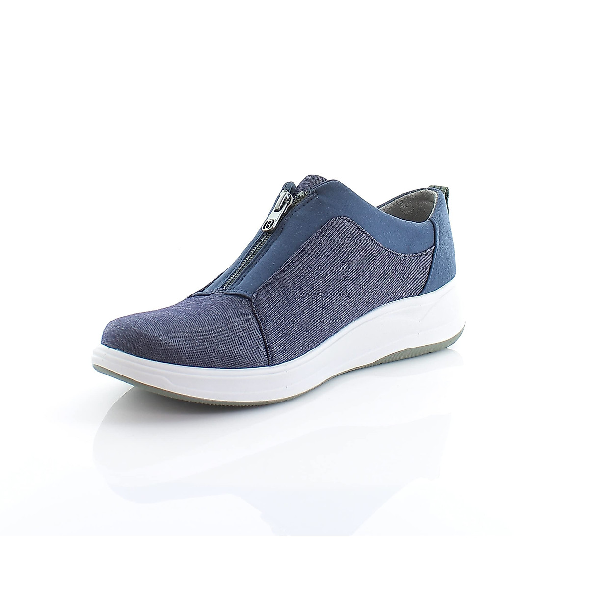 BZees Women's Take It Easy Sneaker, Navy Blazer Shimmer, 8