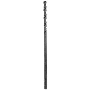 BOSCH BL2638 1-Piece 11/64 In. x 6 In. Extra Length Aircraft Black Oxide Drill Bit for Applications in Light-Gauge Metal, Wood, Plastic
