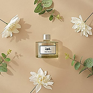 396 st. Dahlia Flower Reed Diffuser, Vanilla Lavender(Also Known as Garden Lavender), 200ml(6.7oz) / Reed Diffuser Sets, Scentsy Home Fragrance, Scented Oils, Home & Bathroom Décor