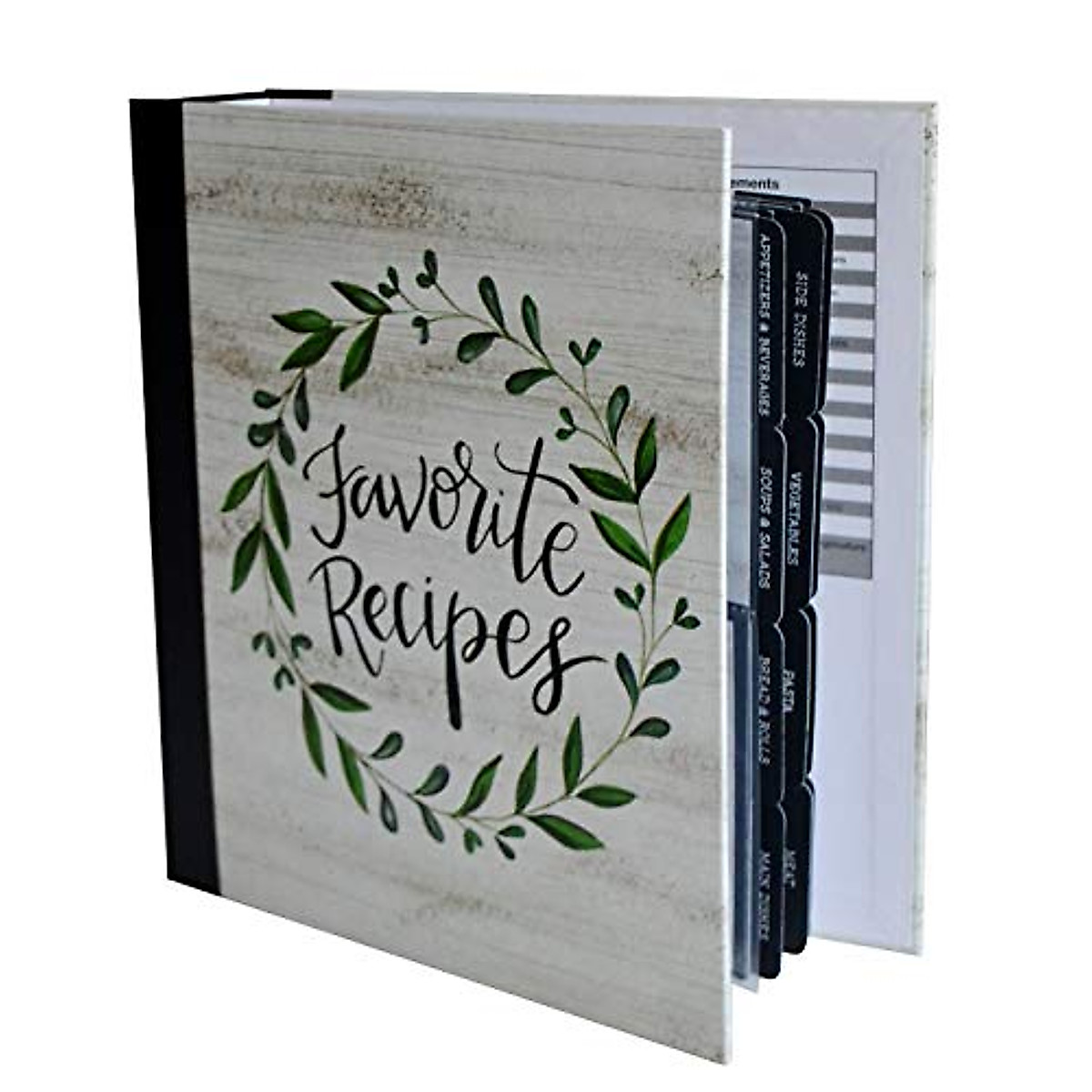 Brownlow Gifts Binder with Plastic Page Protectors and Recipe Cards, 8 x 9-Inch, Vintage Kitchen,70050