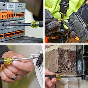 Klein Tools 4-in-1 Electronics Screwdriver Set (32581) and 6-in-1 Stubby Screwdriver/Nut Driver (32561)