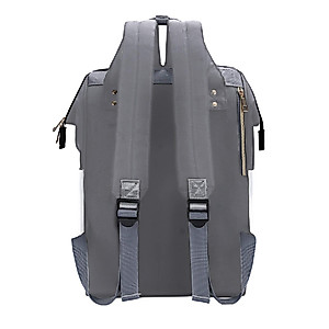 Avocado Trendy Diaper Bag Backpack Large Capacity Mommy Bags Multifunction Nappy Bag Travel Back Pack Gray-Style