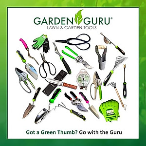Garden Guru Dandelion Weeder Tool with Ergonomic Handle - Stainless Steel Weed Puller for Planting, Weeding, Flower and Vegetable Care in Lawn Garden Yard | Rust Resistant