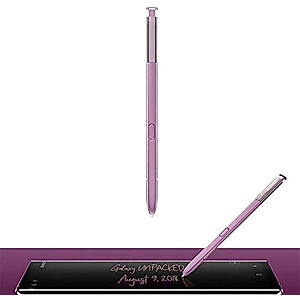 2 Pack Galaxy Note 9 Stylus for Replacement Samsung Galaxy Note 9 SM-N960 Pen (Without Bluetooth) +Tips/Nibs+Eject Pin (Purple)
