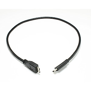 Oyen Digital USB-C to USB 3.0 Micro-B Cable, 16-inch/ 0.4 M