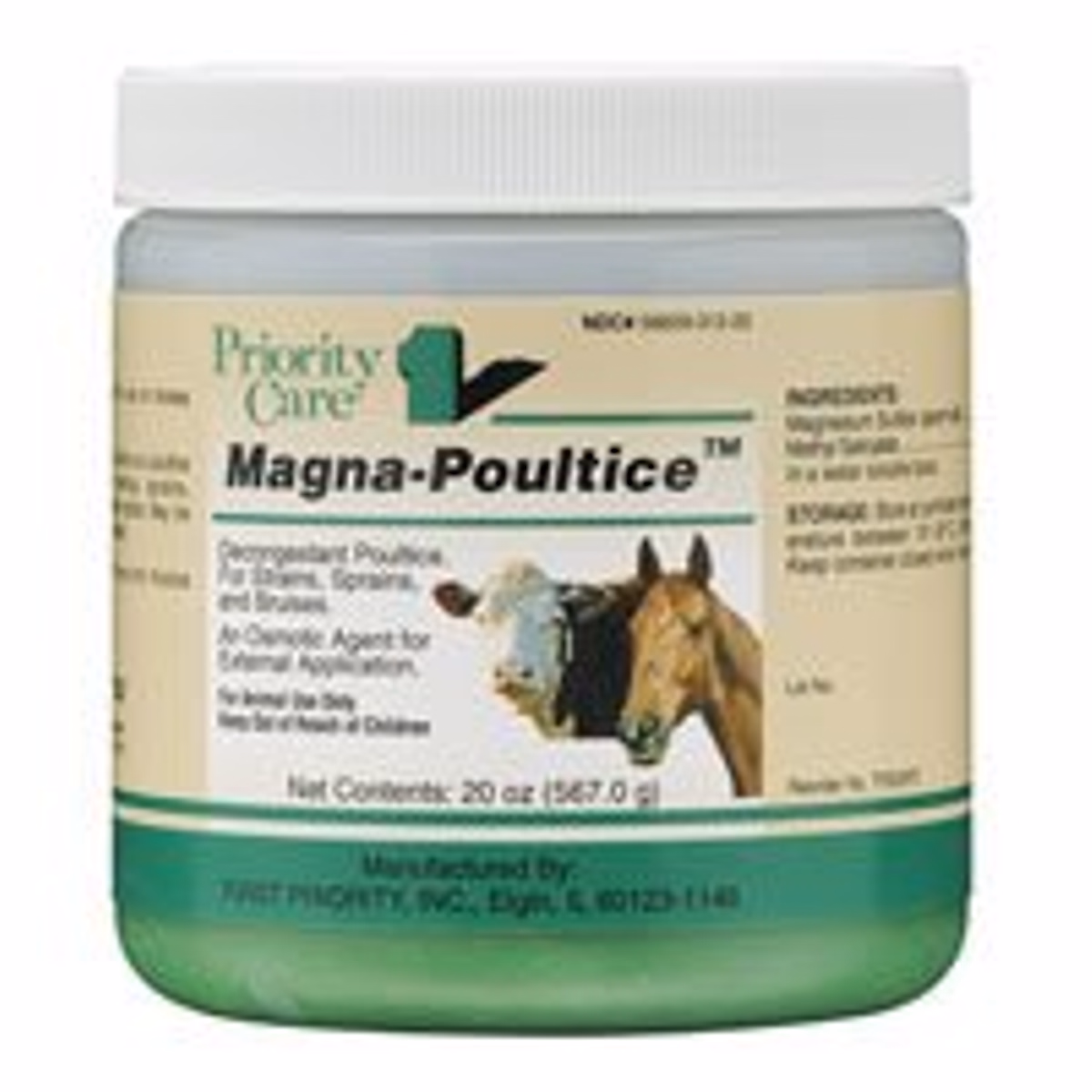 Priority Care Magna-Poultice for Horses and Cattle 20OZ