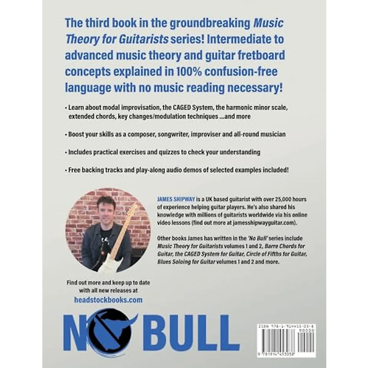 Music Theory for Guitarists, Volume 3: Guitar Theory and Fretboard Concepts to Help Intermediate to Advanced Players Master Scales, Modes and Chord Progressions