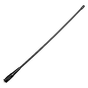 Retevis RHD-771 Walkie Talkie Antenna,SMA-F Dual Band UHF/VHF 144/430Mhz Antenna,15.4inch Flexible Whip Antenna,Compatible with Baofeng UV-5R Aliunce HD1 Retevis RT29 RT86 RT-5R 2 Way Radio(1 Pack)