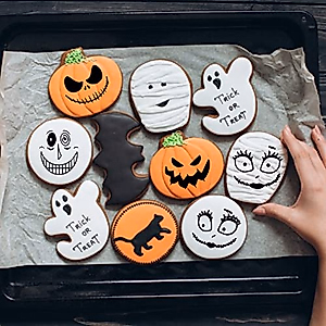 Halloween Stencils for Pumpkin Carving Kids Reusable Halloween Face Paint Stencils for Painting on Wood Shirts Cookie Canvas Walls Art Decorative (23pcs 3in face)