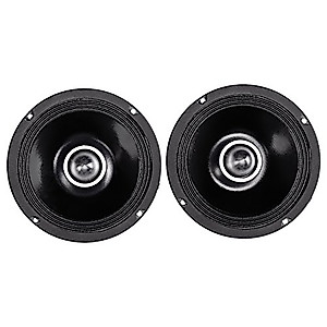 Rockville Pair X6.5C Competition 6.5" 1000W Component Speakers/Titanium Tweeters, black,silver