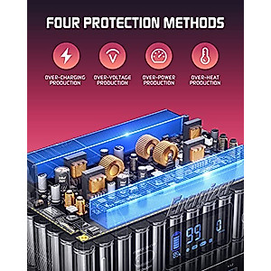 Energizer Portable Power Station PPS320 320Wh LiFePO4 Battery 110V/300W Pure Sine Wave AC Outlet PD100W Fast Charging Solar Generator