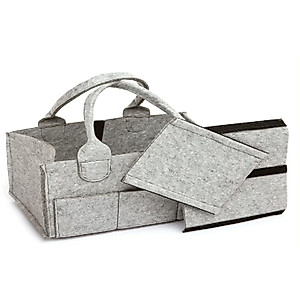 Baby Diaper Caddy – Nursery Organizer – Diapers baby wipes Organizer – Storage Caddy - newborn Storage baby diaper Organizer - Easily portable diaper organizer - baby care bag