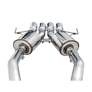 AWE Tuning 14-19 Chevy Corvette C7 Z06/ZR1 (w/o AFM) Touring Edition Axle-Back Exhaust w/Chrome Tips - 3015-42133