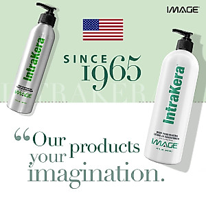 Image Leave-In Conditioner for Frizzy, Curly, and Straight Hair - Stop Washing your Hair Every Day - Keratin Replenisher - Detangler for Dry or Damaged Hair, 1 pounds, Bottle