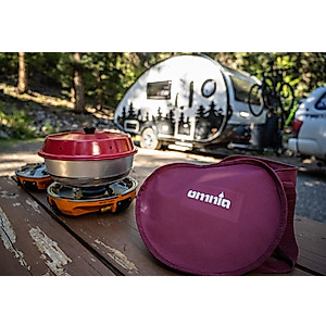 Omnia Kit 1, Set of 5 Products - Camp Oven, Silicone Mold, Potholders, Baking Grid and Storage Bag - Ultimate Starter Kit for Omnia Recreational Oven