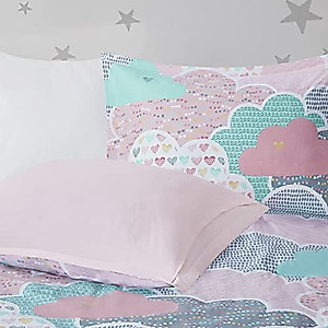 Urban Habitat Kids Comforter Vibrant Fun and Playful Unicorn Print Down Alternative All Season Children Bedding-Set, Girls Bedroom Décor, Twin/Twin XL, Harmony Pink with 1 dec pillow