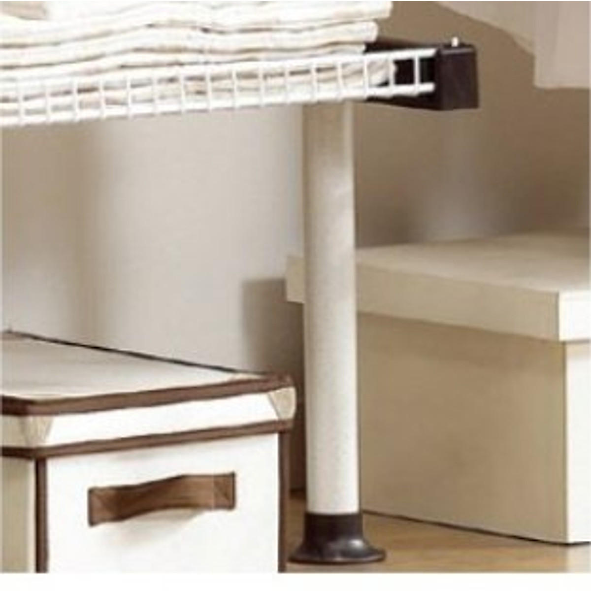 PRINCE HANGER, Deluxe 4 Tier & Shelf Clothes Rack with Curtain, Clothing Rack, Closet Organizer, Freestanding, Tension Rod, PHUS-0061, Made in Korea