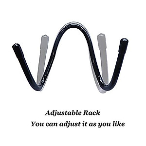 Kesywale 2 Pack Cowboy Hat Rack Holder for Wall, Adjustable Cowboy Hats Wall Mount Baseball Cap Organizer Western Hat Hanger (2)