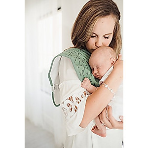 Copper Pearl Baby Burp Cloth Large 21''x10'' Size Premium Absorbent Triple Layer 3-Pack Gift Set “Chip Set