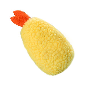 HUONIU Interactive Plush Dog Toy with Sound - Shrimp Shaped, Tough Chew Toy for Small to Medium Dogs, Ideal for Play and Dental Health