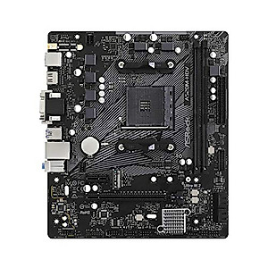 ASRock A520M-HDV Supports AMD AM4 Socket Ryzen™ 3000, 4000 G-Series and 5000 and 5000 G-Series Desktop Processors Motherboard, 32 GB memory storage
