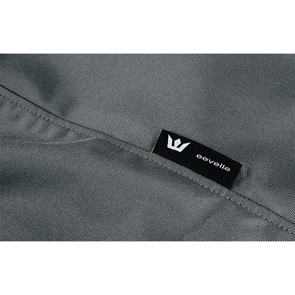 Eevelle Meridian Patio Arm Chair Cover – Marinex Marine Grade Fabric Durable Waterproof - Outdoor Lawn Furniture Chair Covers - Weather Protection - (34"H x 34"W x 34"D - Charcoal Gray)