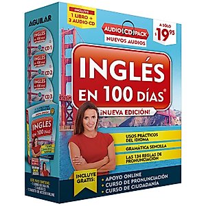 Inglés en 100 días - Audio Pack (Paperback book +3 Audio CDs) / English in 100 Days ? Audio Pack (Spanish Edition)