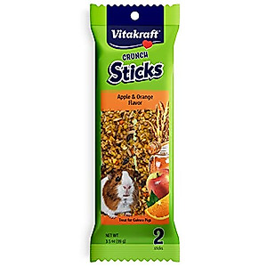 Vitakraft Guinea Pig Treat Stick - Apple And Orange - 3.5Oz