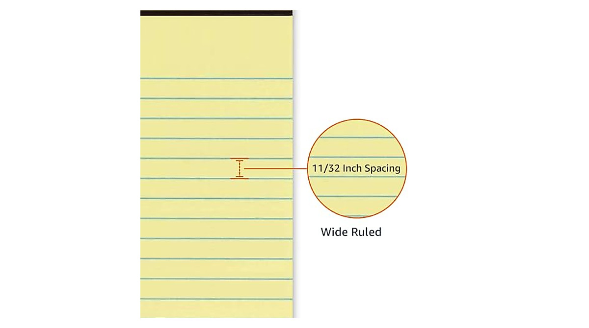 Amazon Basics Wide Ruled Notebook 12-Pack for Home and Office