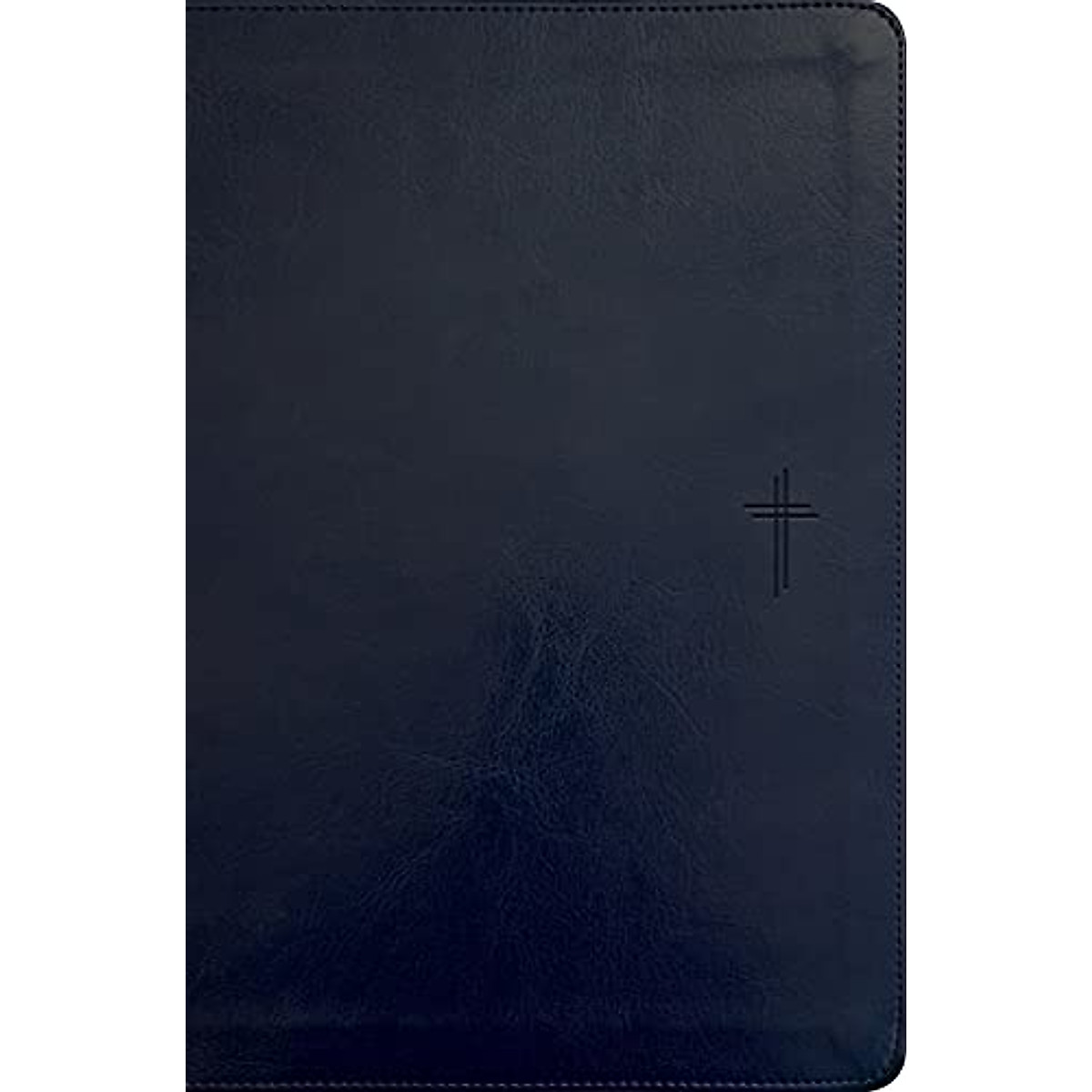NLT Compact Giant Print Bible, Filament Enabled (LeatherLike, Navy Blue Cross, Indexed, Red Letter)