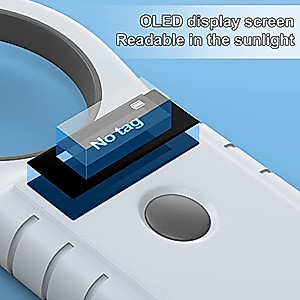 Alacrity Bluetooth Animal Microchip Tag Reader Scanner Wireless RFID Animal Handheld Reader Pet ID Scanner Rechargeable Animal Chip Scanner Pet Tag Scanner FDX-B(ISO 11784/11785) ID64 RFID