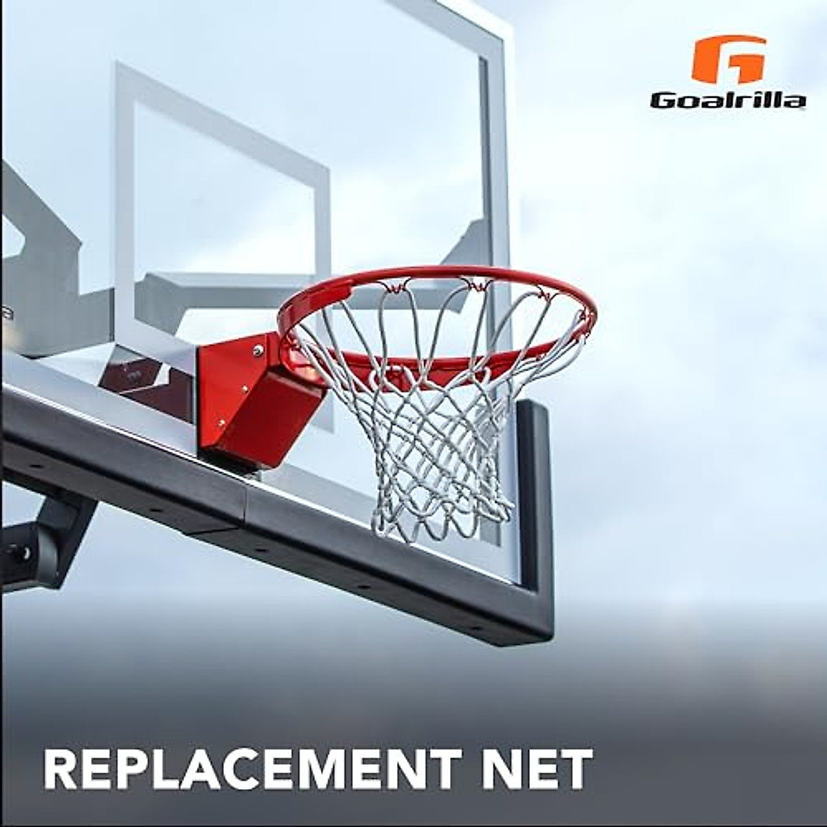 Goalrilla Ultra Heavy Duty All-Weather Nylon Net, White (B2602W)