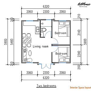 19x20FT Portable Prefabricated Tiny Home for Sale, Mobile Expandable Plastic Prefab House with 1 Full Equiped Bathroom and Kitchen,Container House for Adults Living,Foldable Home with Steel Frame