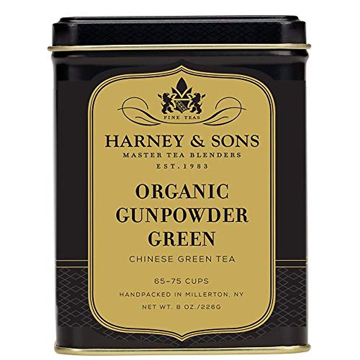 Harney & Sons Organic Gunpowder Green, Loose leaf 8 ounce tin